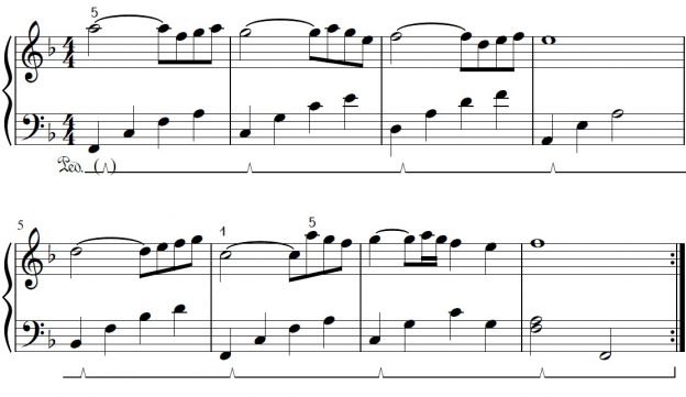 Musiktheorie - alles über Haltebögen - Der ZauberKlavier-Blog